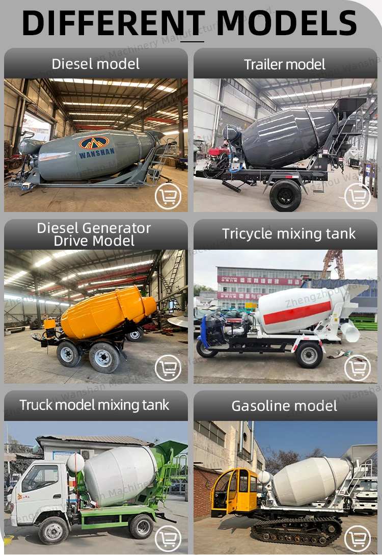 Cement Mixing Tank Truck With Hopper Installed 8-ton Concrete Road ...
