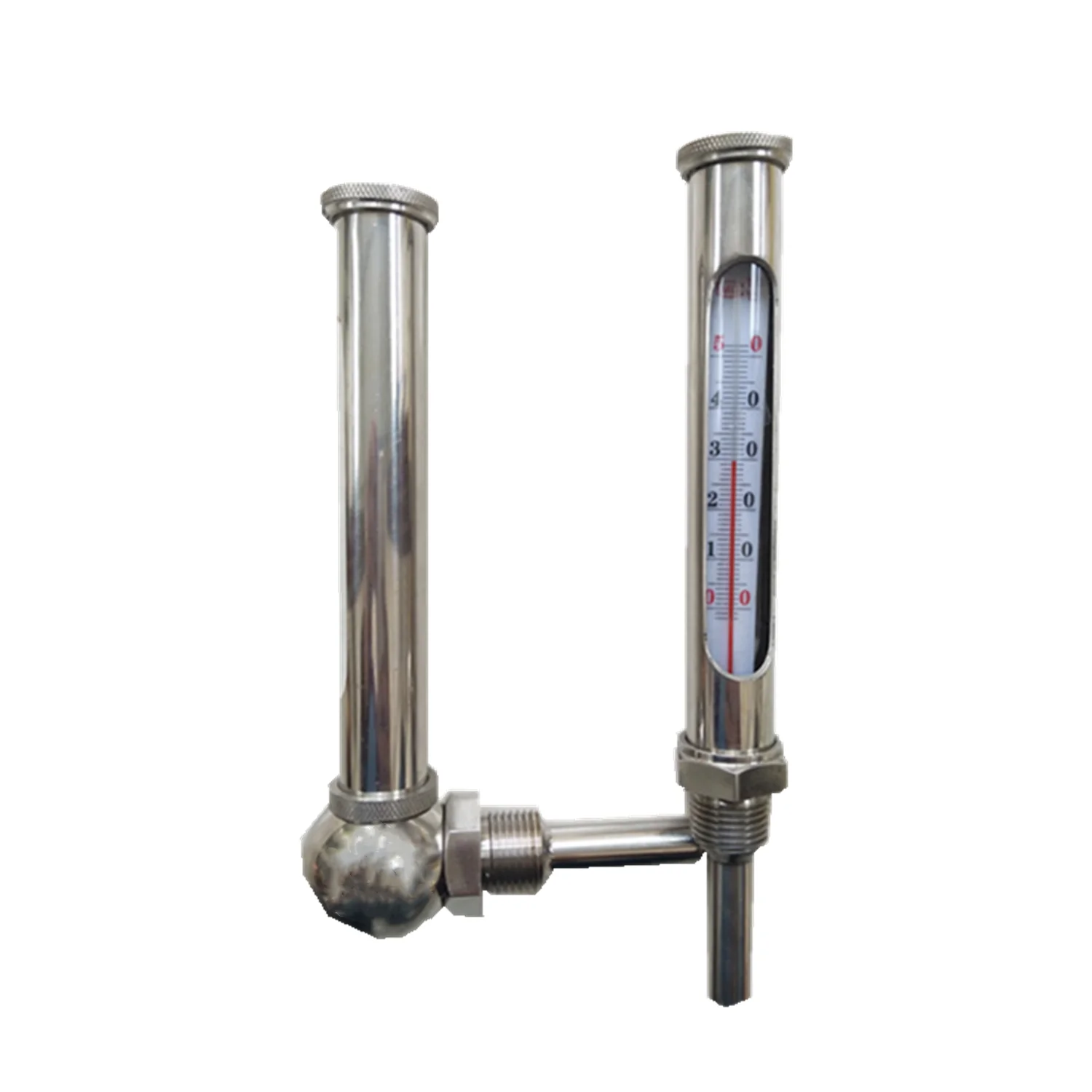 Stainless Steel Metal Shell Thermometer Pipeline Measurement - Buy ...