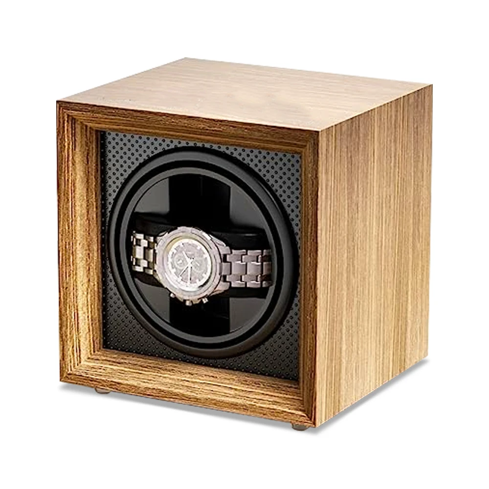 Solid Wood Luxury Automatic Watch Winder Storage Display Custom Case ...