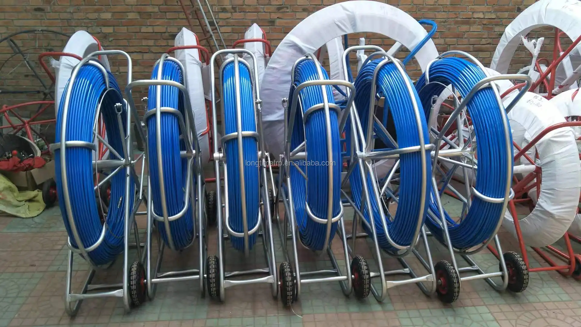 14mm Fiberglass Push Pull Fiber Snake Cable Duct Rod Pusher - Buy Duct ...