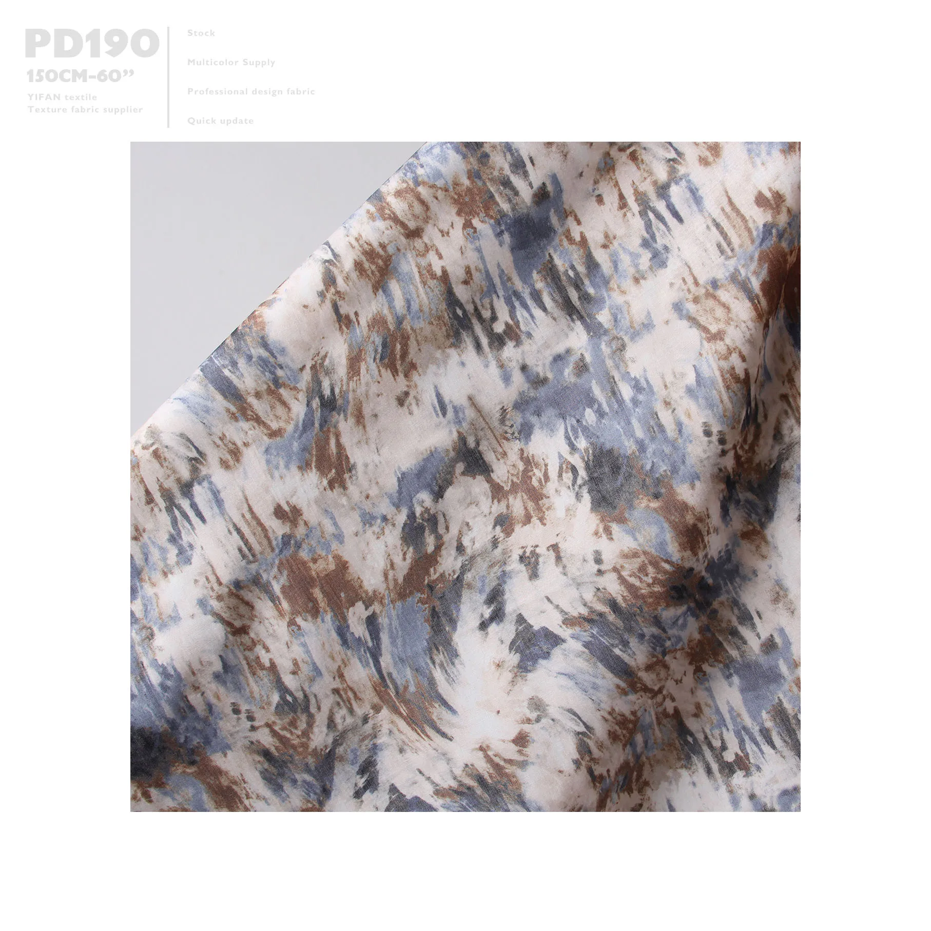 Abstract Oil Painting Soft Light Mercerized Cotton Smooth Designer ...