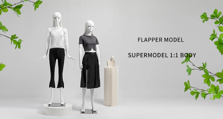 Full-body Display Mannequin Customized Glass Fiber Female Body Curved ...