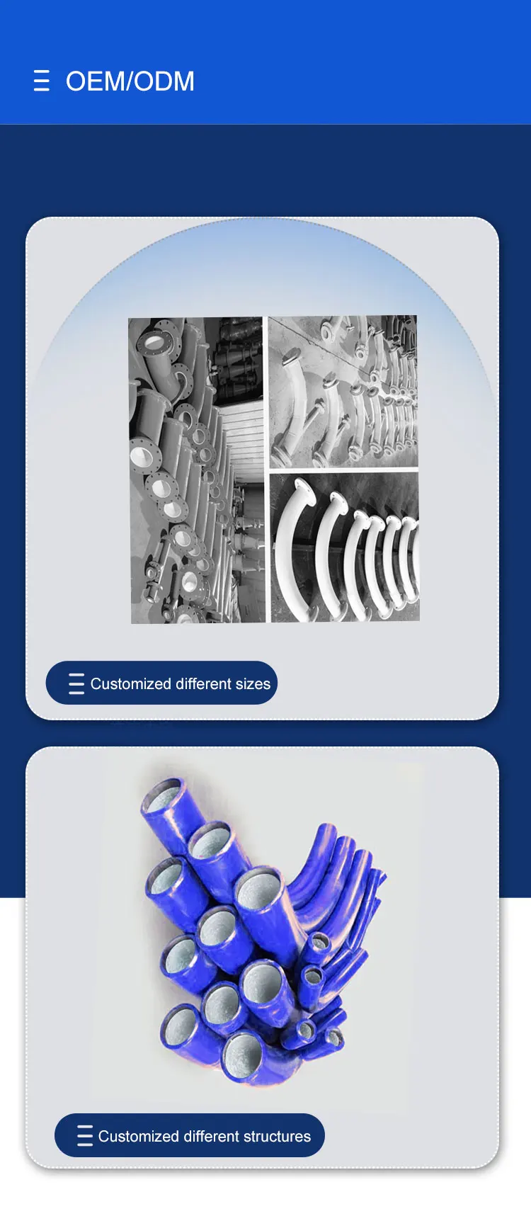 Wear And Corrosion Resistant Monolithic Patch Type Bend Pipes Composite ...