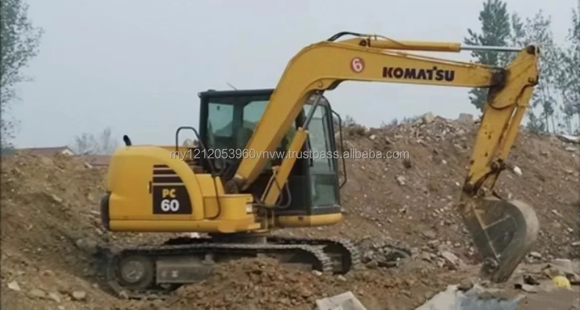 Japan Used 6ton Mini Digger Komatsu Pc60-8 Pc70-8 Crawler Digger With High Quality And Low Price ...