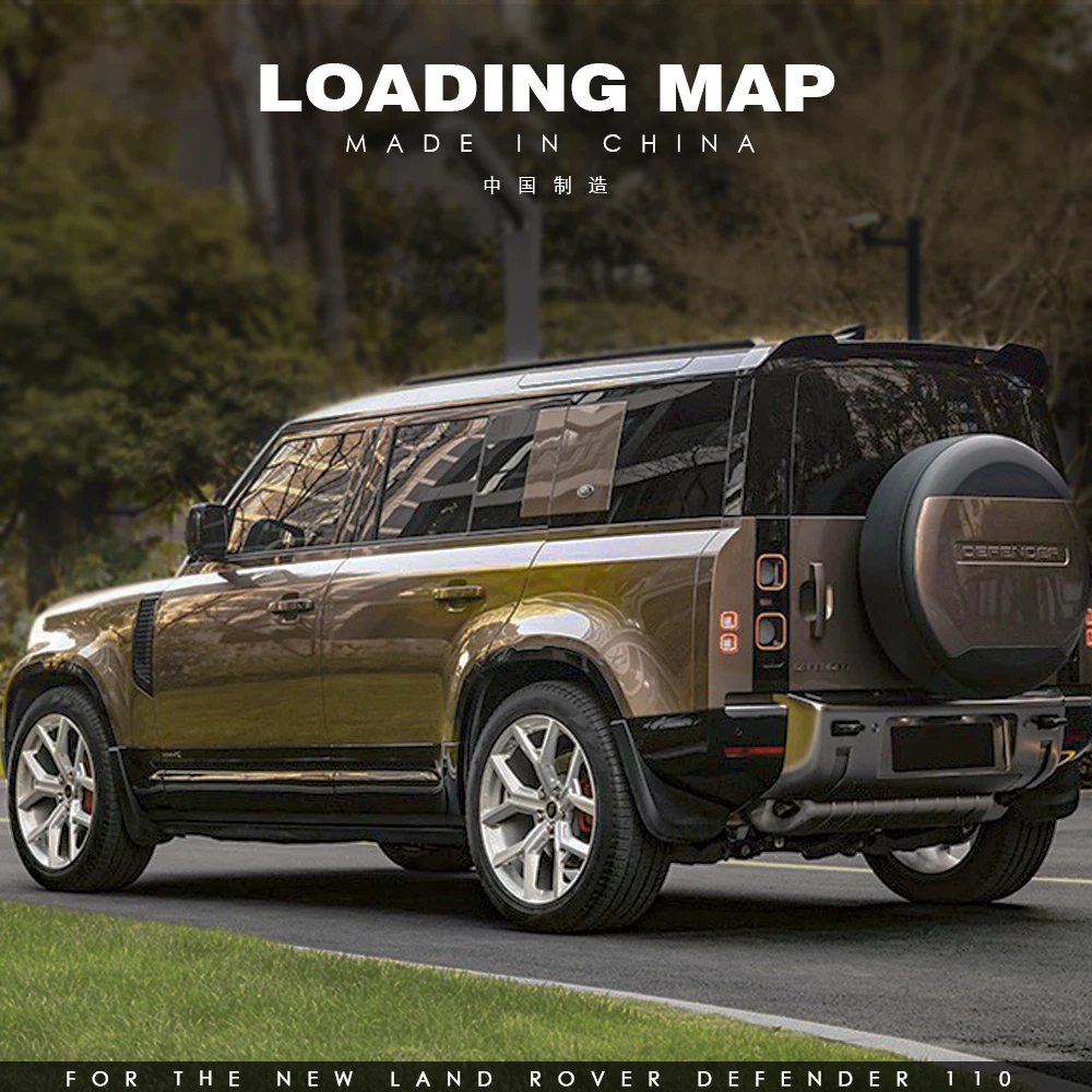 ABS Black Wing Flap Rear Spoiler for Land Rover Defender