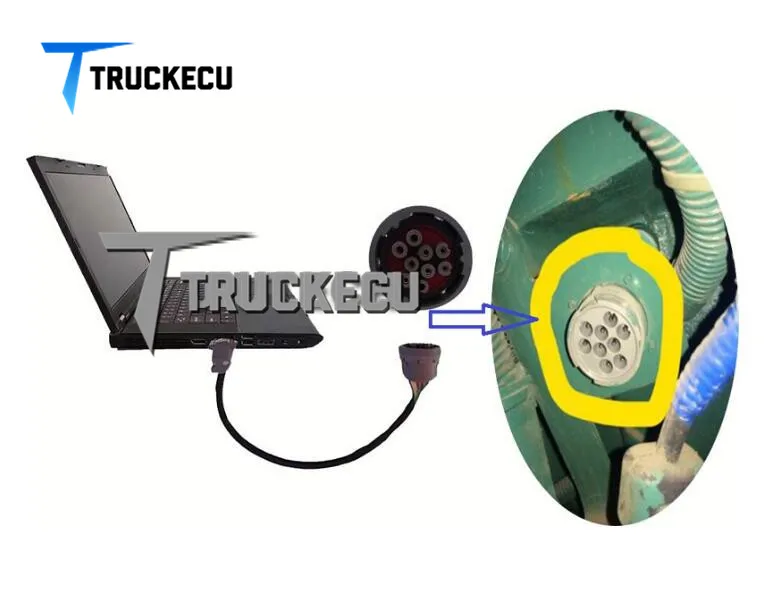 Truck Excavator Diagnostic Tool - Inpower Pro Cable