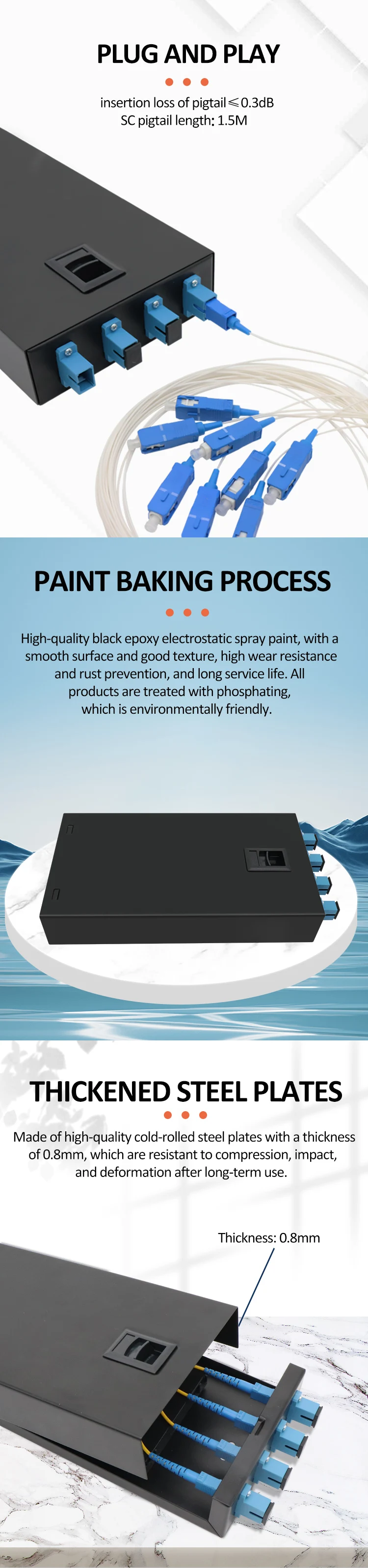 High Ftth Ont Modem Hdv Mini For Home 4 Ports Sc Interface Fiber Optic ...