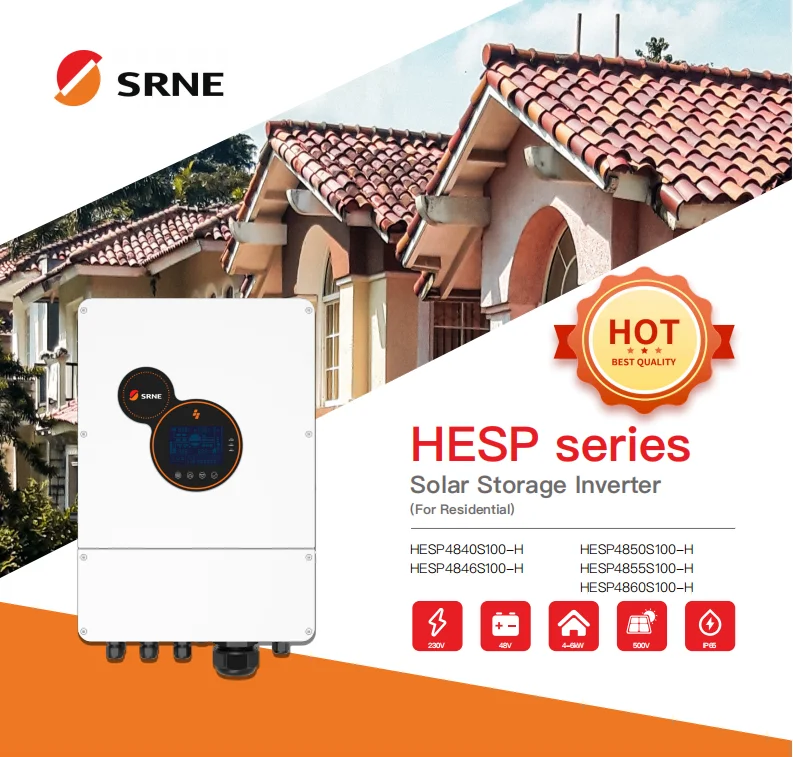 SRNE Hybrid Solar Inverter 5KW - IP65 Waterproof, On-grid & Off-Grid ...