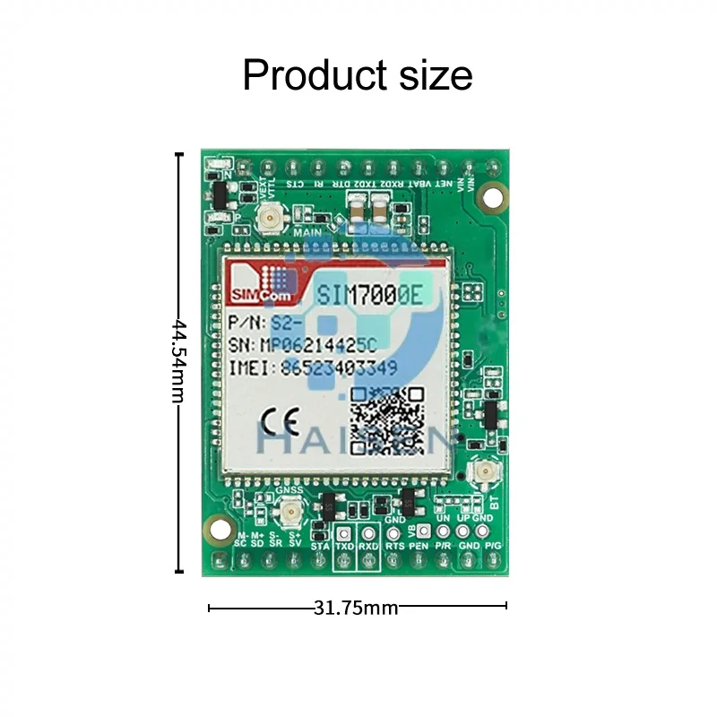 Haisen Simcom Sim7000e Core Board Sim7000e Development Board Lpwa Catm Nbiot Gsm Sim7000 Buy