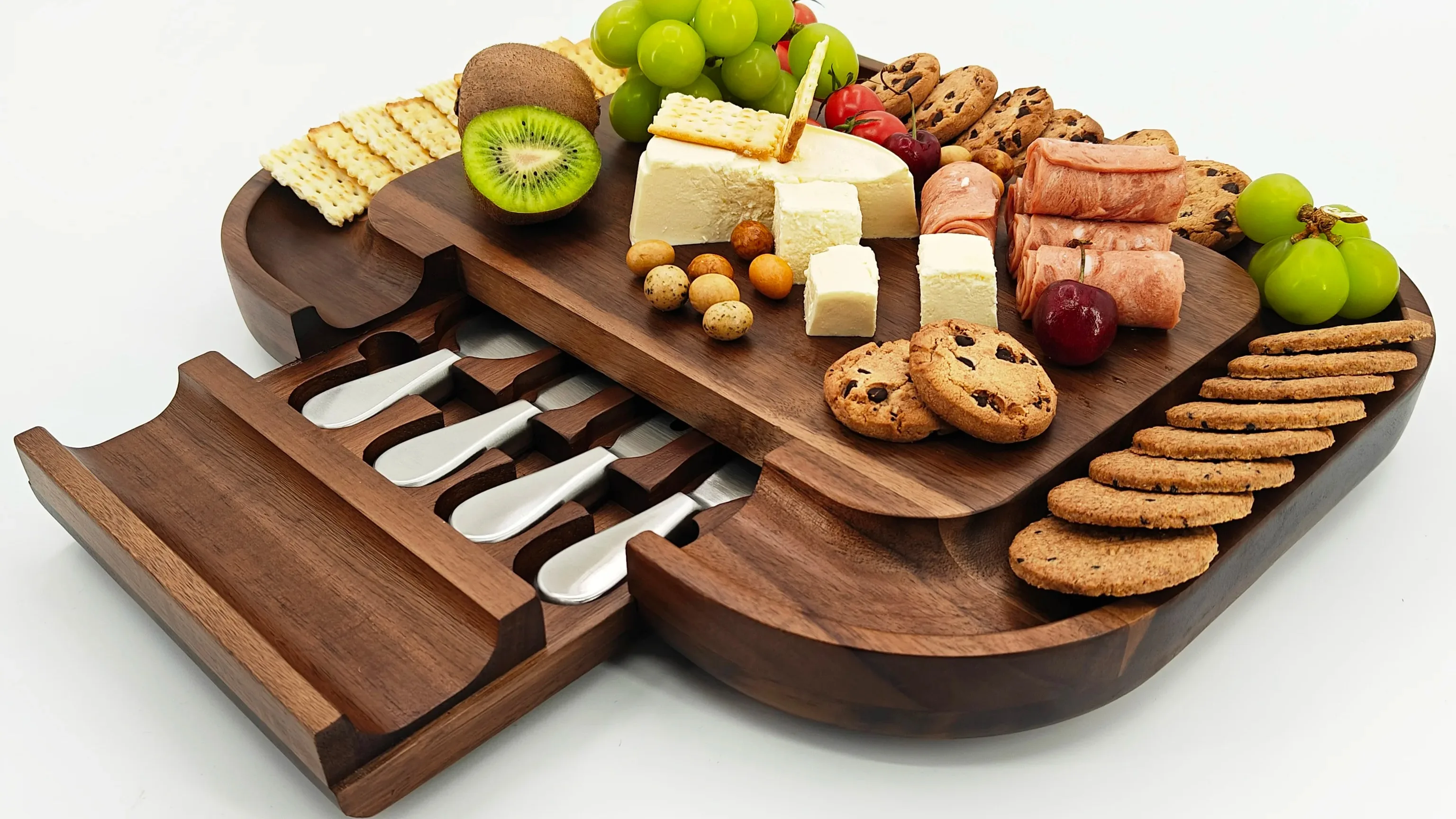 Custom Charcuterie Board Wooden Cheese Plate Tabla De Quesos Acacia ...