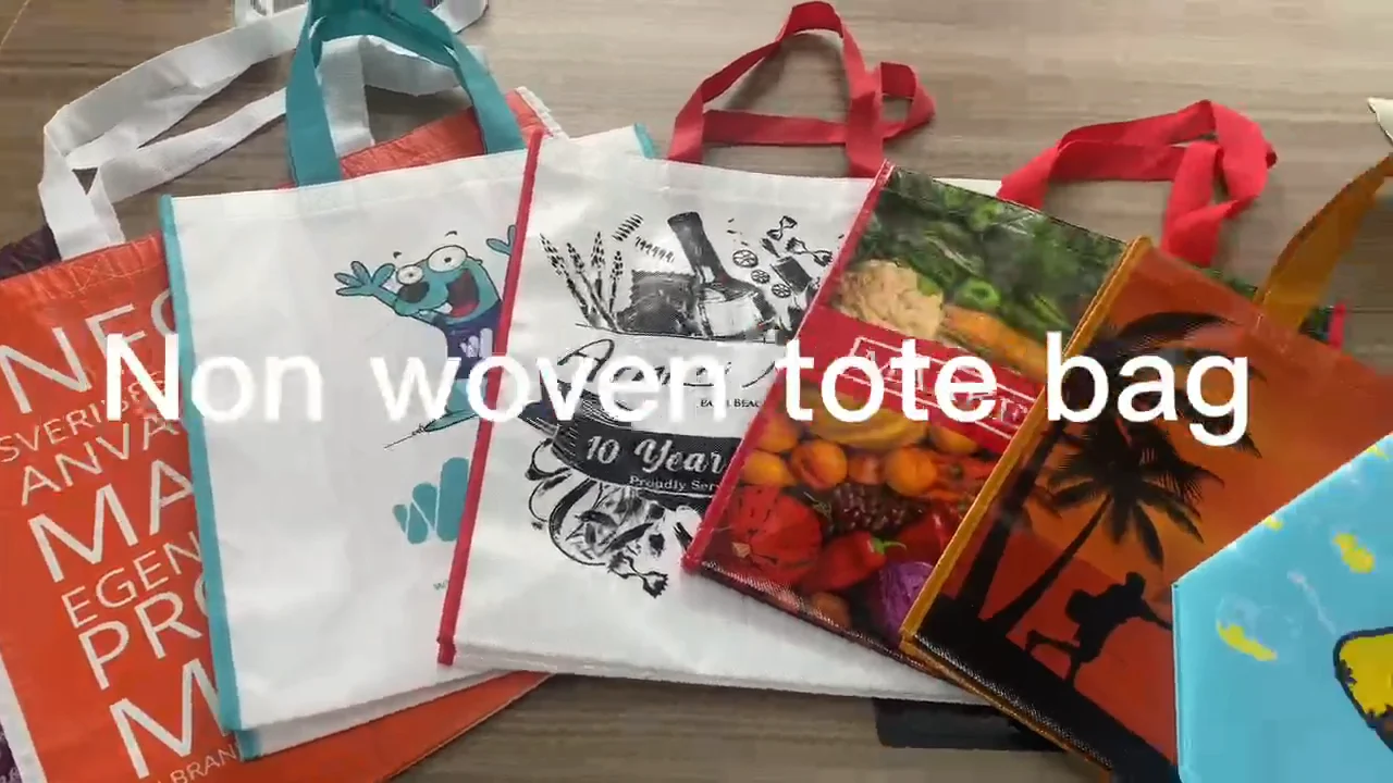 Oem Promotional Reusable Eco-friendly Advertising Tote Non Woven Bag ...