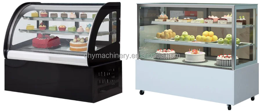 Cake Display Refrigerator Small Sushi Cooler Cabinet Bakery Fridge Mini ...