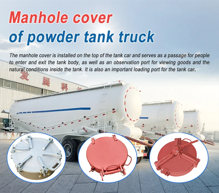 Aluminum Alloy Quick Opening Manhole Cover for Cement Tanker