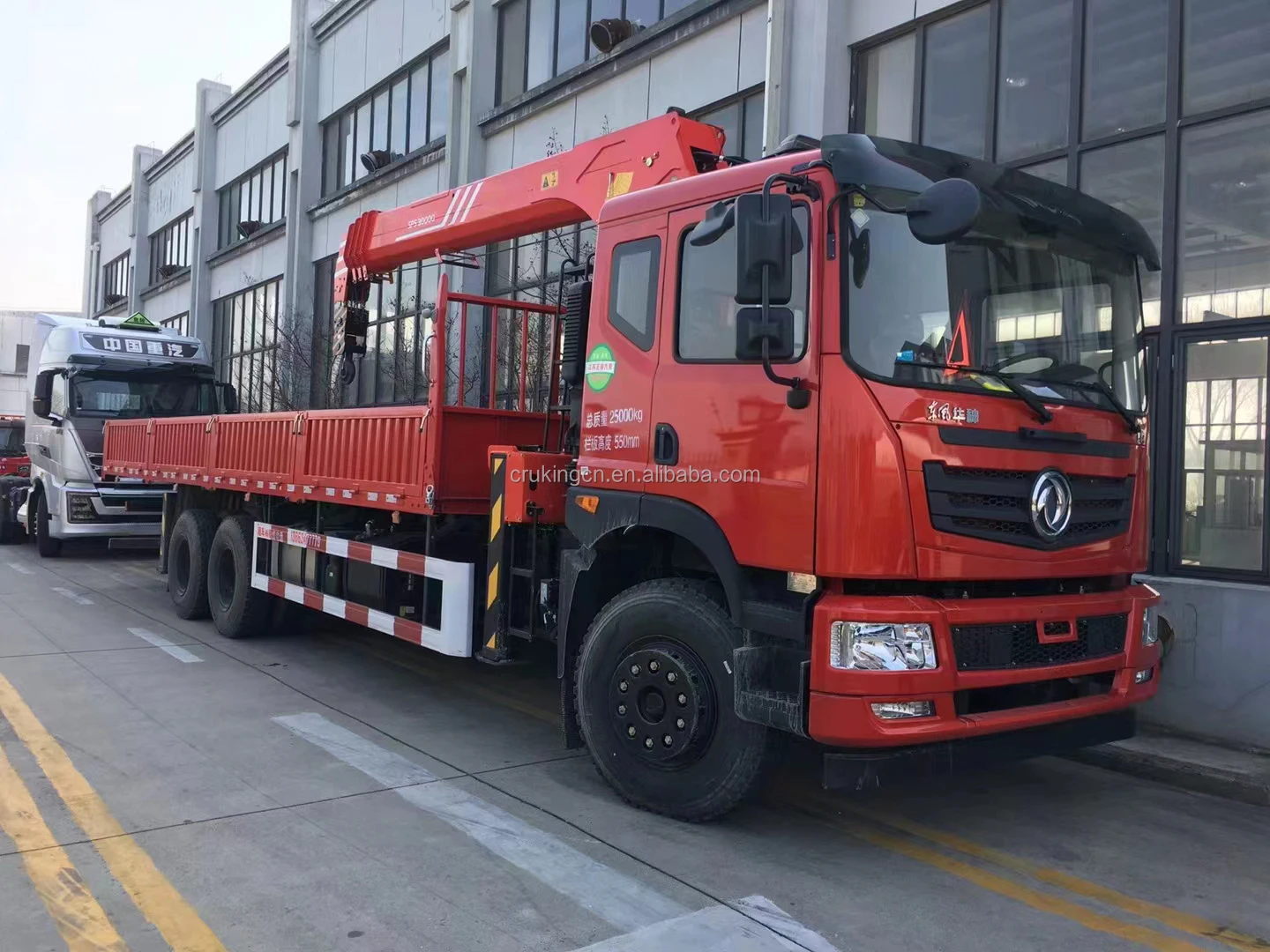 9 Ton Straight Arm Boom Crane 18m Sps20000 Truck Mounted Crane - Buy 9 ...