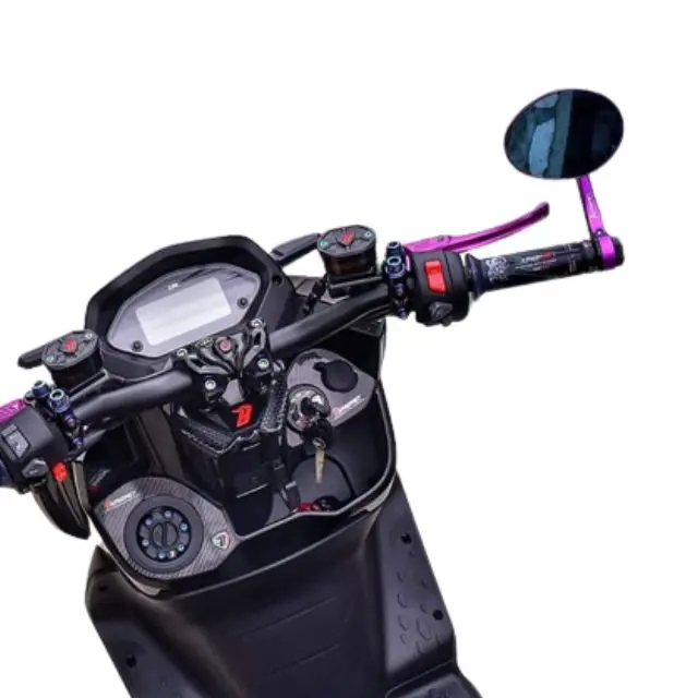 For Baphomet Lightweight Motorcycles Cnc Shell Rearview Universal Side ...