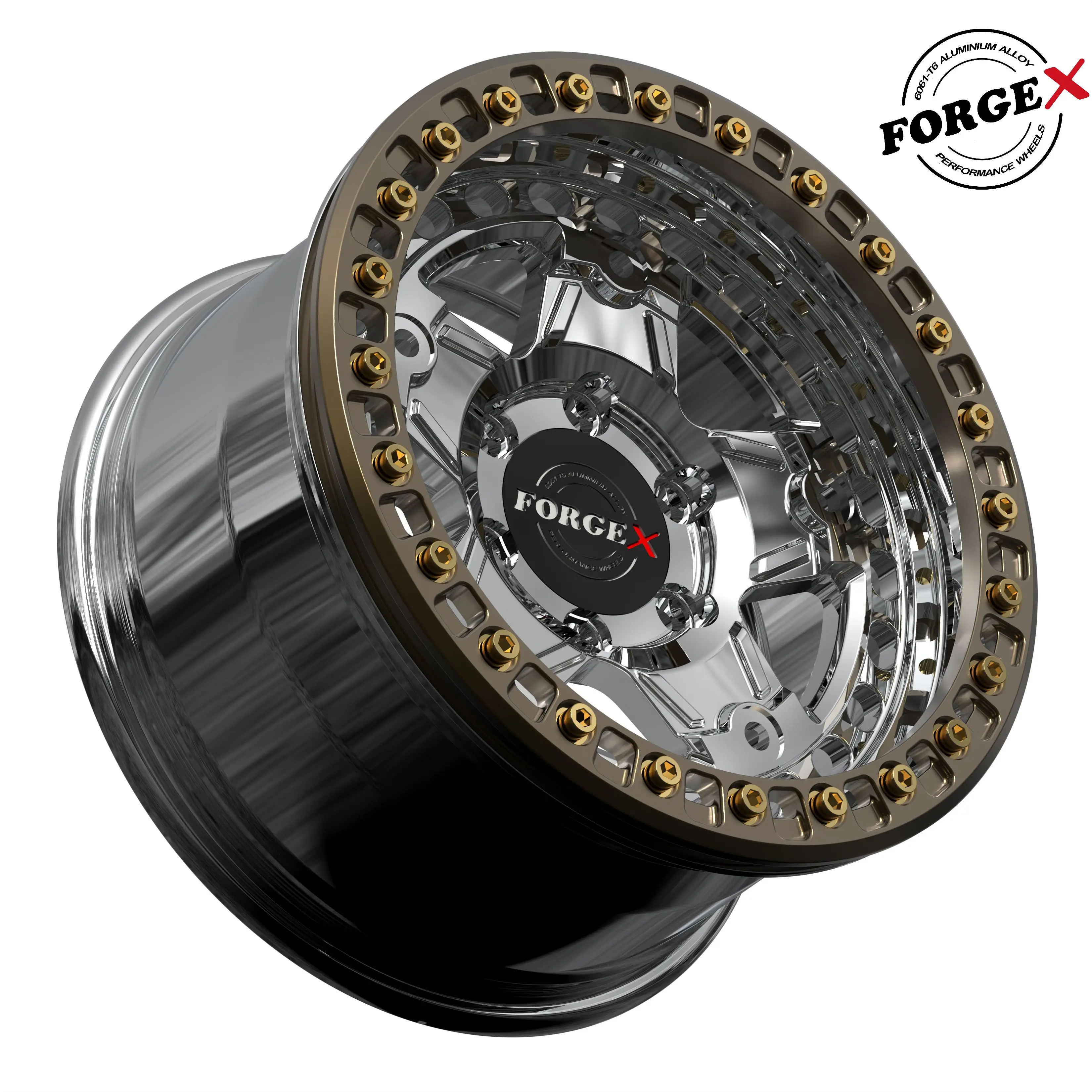 Customizable Forged Beadlock Off-Road Wheels for Jeep Wrangler - 5x130 ...