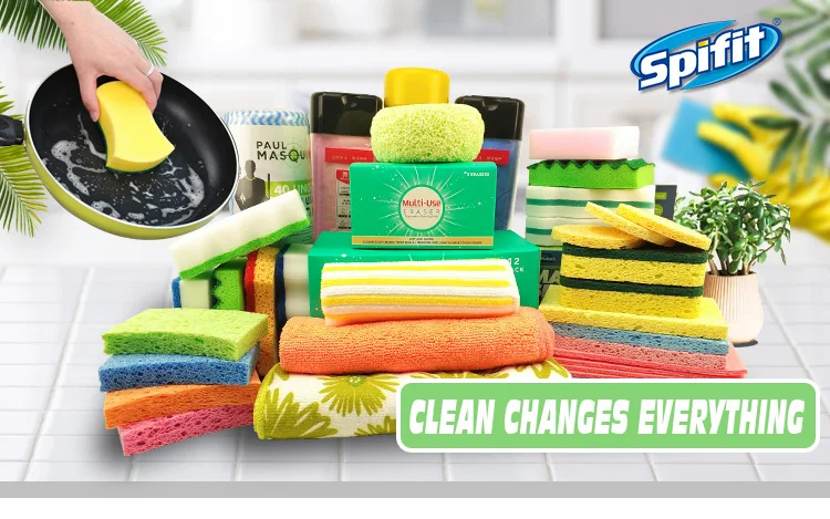 Spifit Coconut Fiber Sponge - Effective Eco-Friendly Cleaning