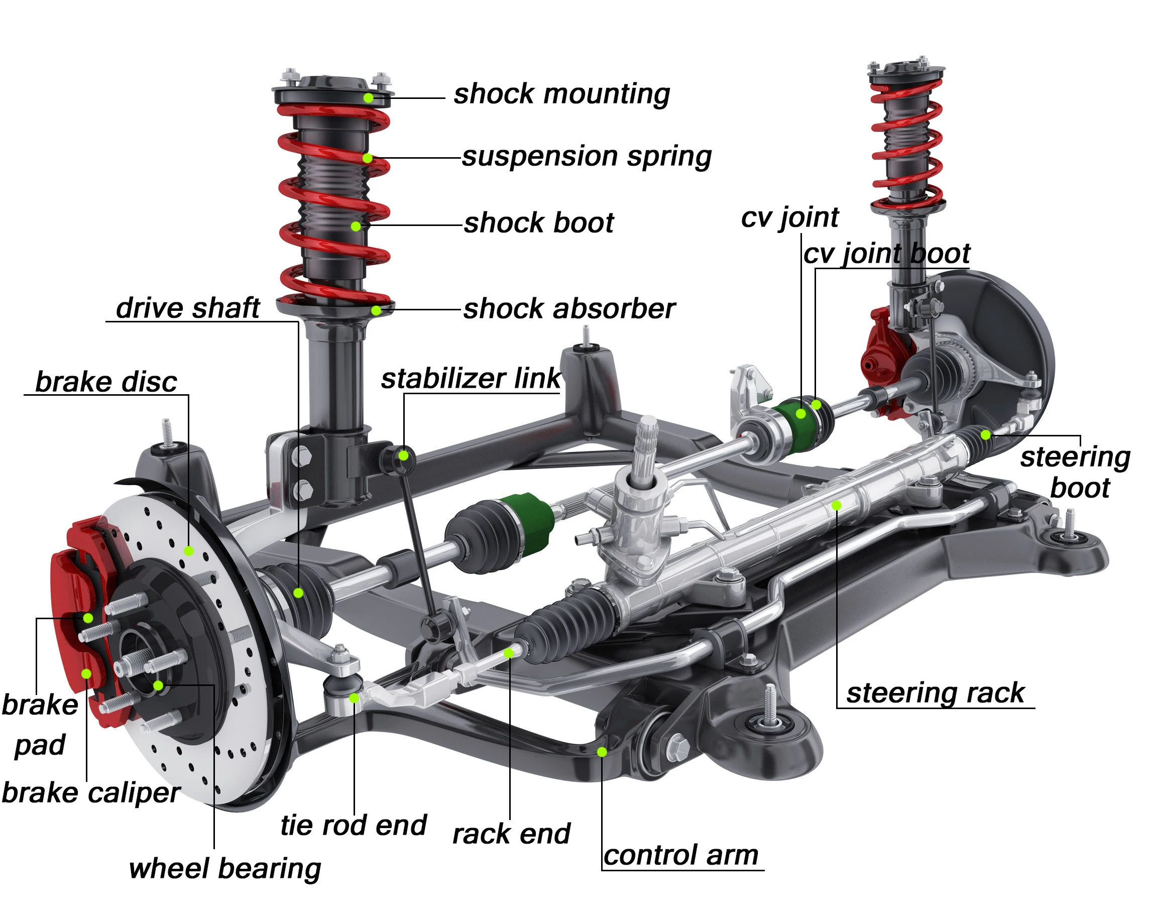 car spare parts suspension system upper lower ball joints for toyota ...