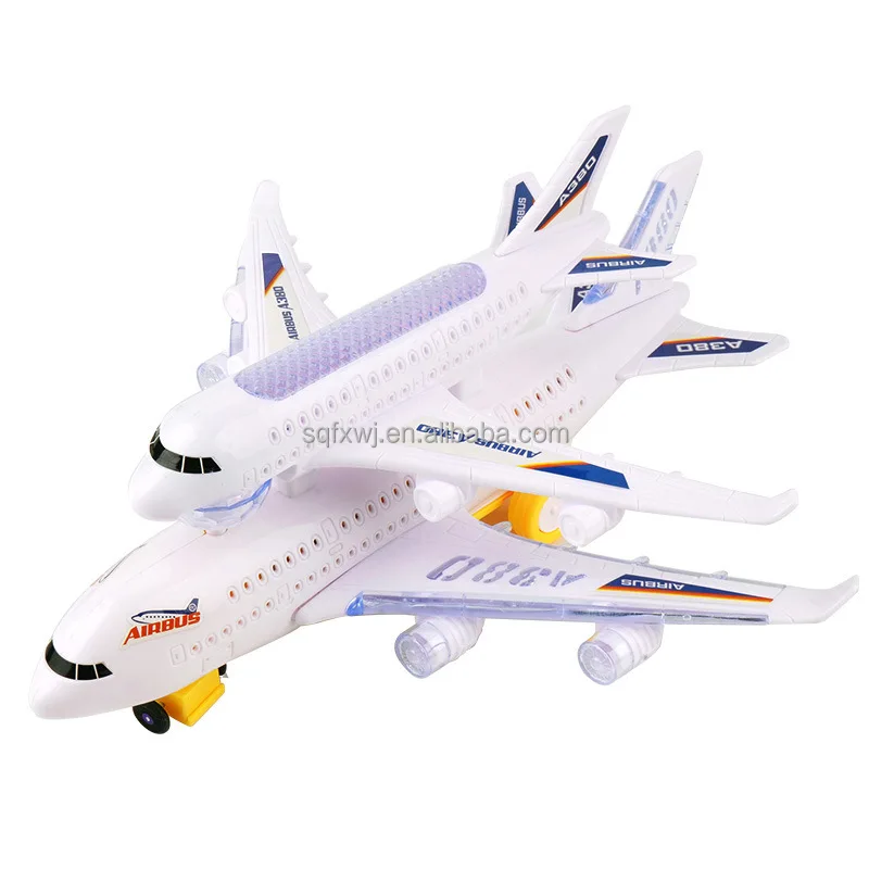 Customizable Electric Plane - Fun Toy Model with Lights