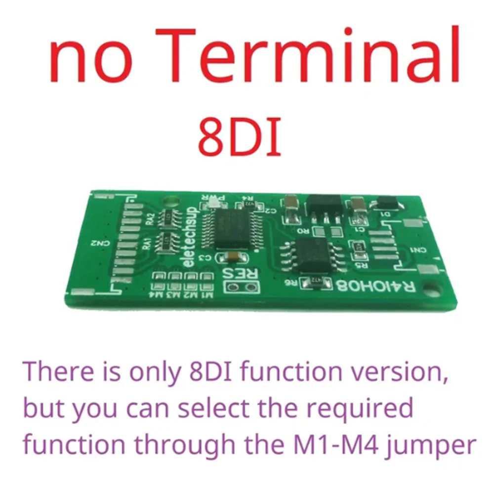 8ch Dc 5-24v Rs485 Multifunctional Di-do Module Digital Npn Pnp Input ...