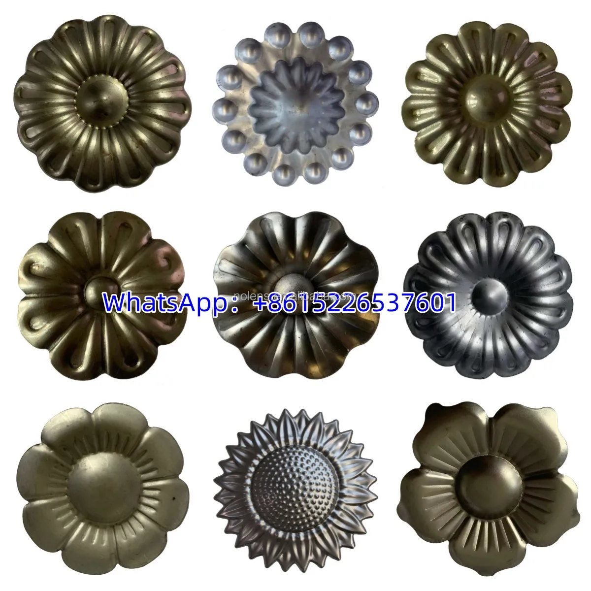 Wrought Iron Components Iron Railing Ornaments Stamped Sheet Components ...