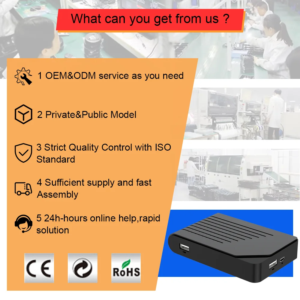 Mini TDT DVB-T2 Receiver - 1080P Digital TV Tuner