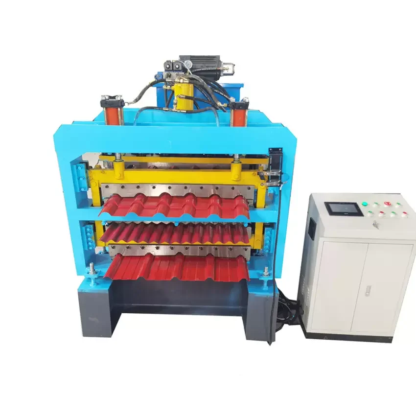 Triple Layer Roof Profile Roll Forming Machine - Dixin