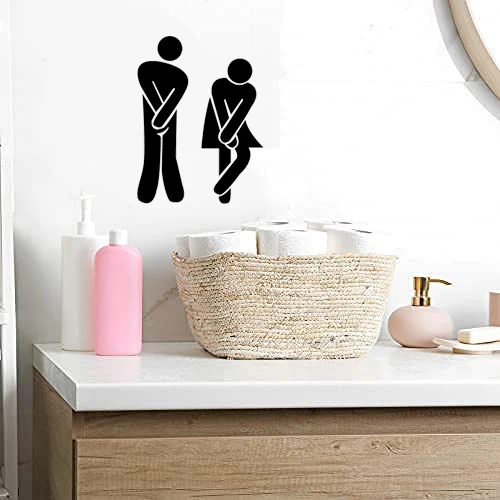 Removable Man Woman Washroom Toilet Bathroom Wc Sign,Oyefly Door ...