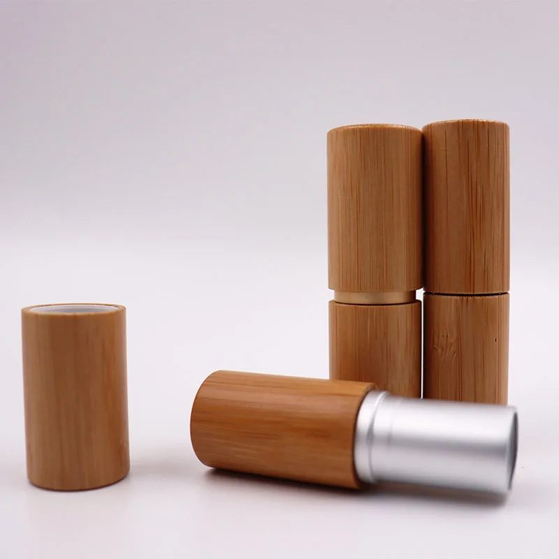 Custom Eco Friendly Bamboo Diy Cosmetic Packaging Lipstick Tube 5g ...