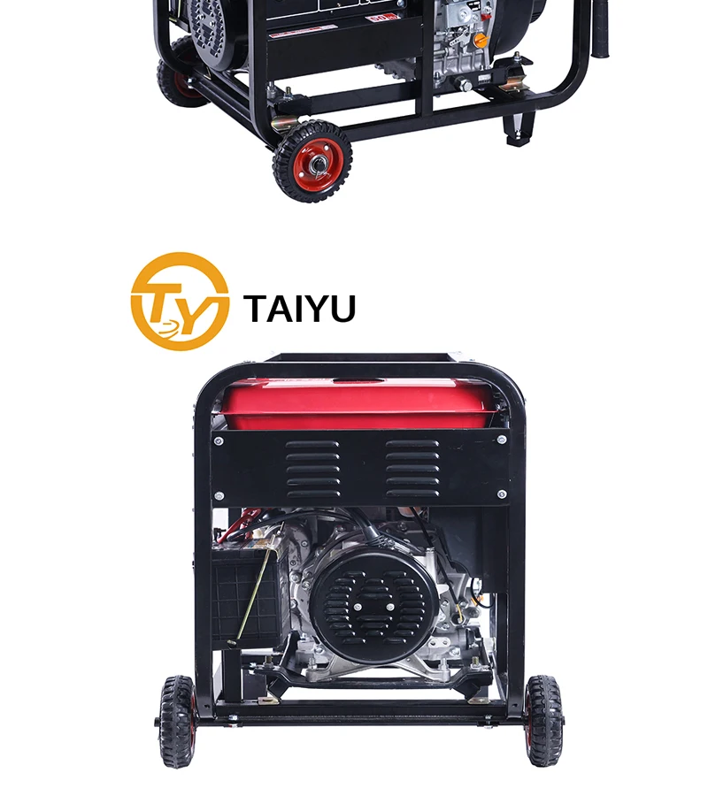 6kva 3 Phase 230v Alternator Open Frame Diesel Generator For Office Pet ...