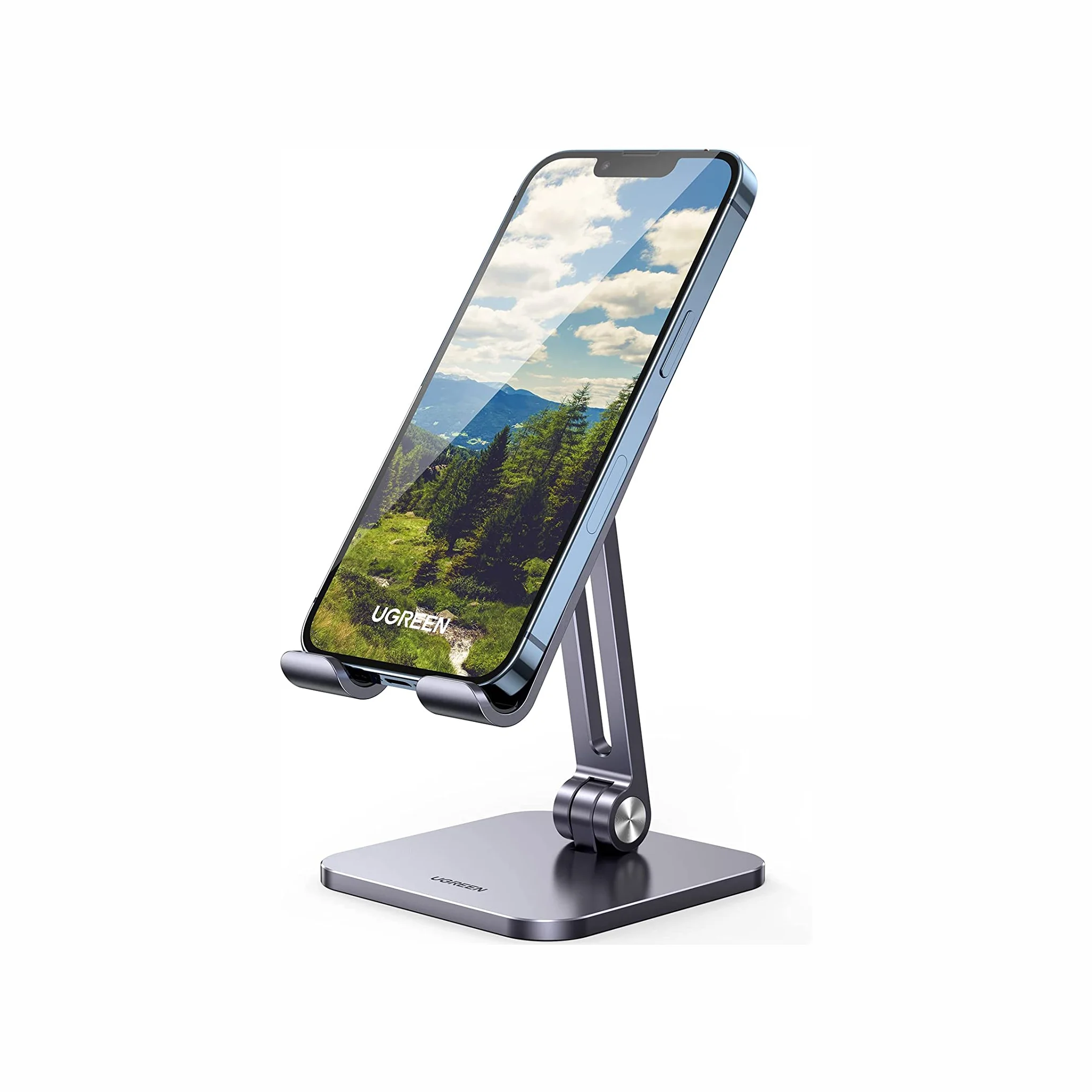 UGREEN Adjustable Foldable Phone Stand for Desk - Portable Aluminum ...