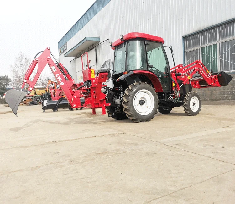 Mini Lovol Tractor Mounted 3 Point Hitch Backhoe Attachment For 60hp ...
