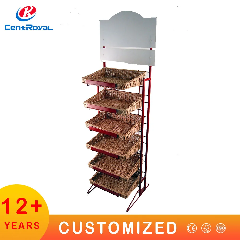 Custom Supermarket Basket - Durable Metal Racking Solutions
