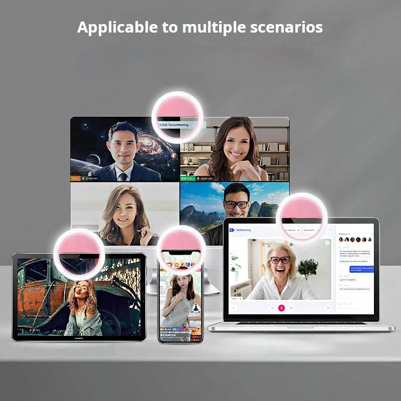 Phone Led for Stand Portable Clip on Flash Mobile Tripod Case With ...