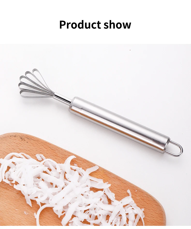 Modern Kitchen Gadget Coconut Scraper Egg Cream Yogurt Whisk Hand Use ...