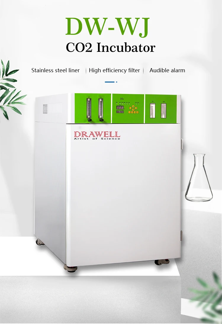 Drawell Wj 3 160t Small Benchtop Laboratory Microbiology Co2 Incubator ...