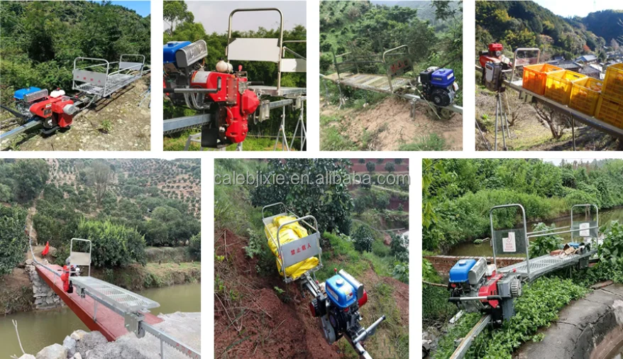 Mountain Electric Monorail Transportation - Efficient Goods Transport