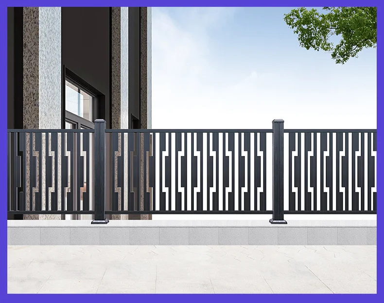 Zinc Steel Frame Metal Fence Panel Made in China for Villa Garden ...