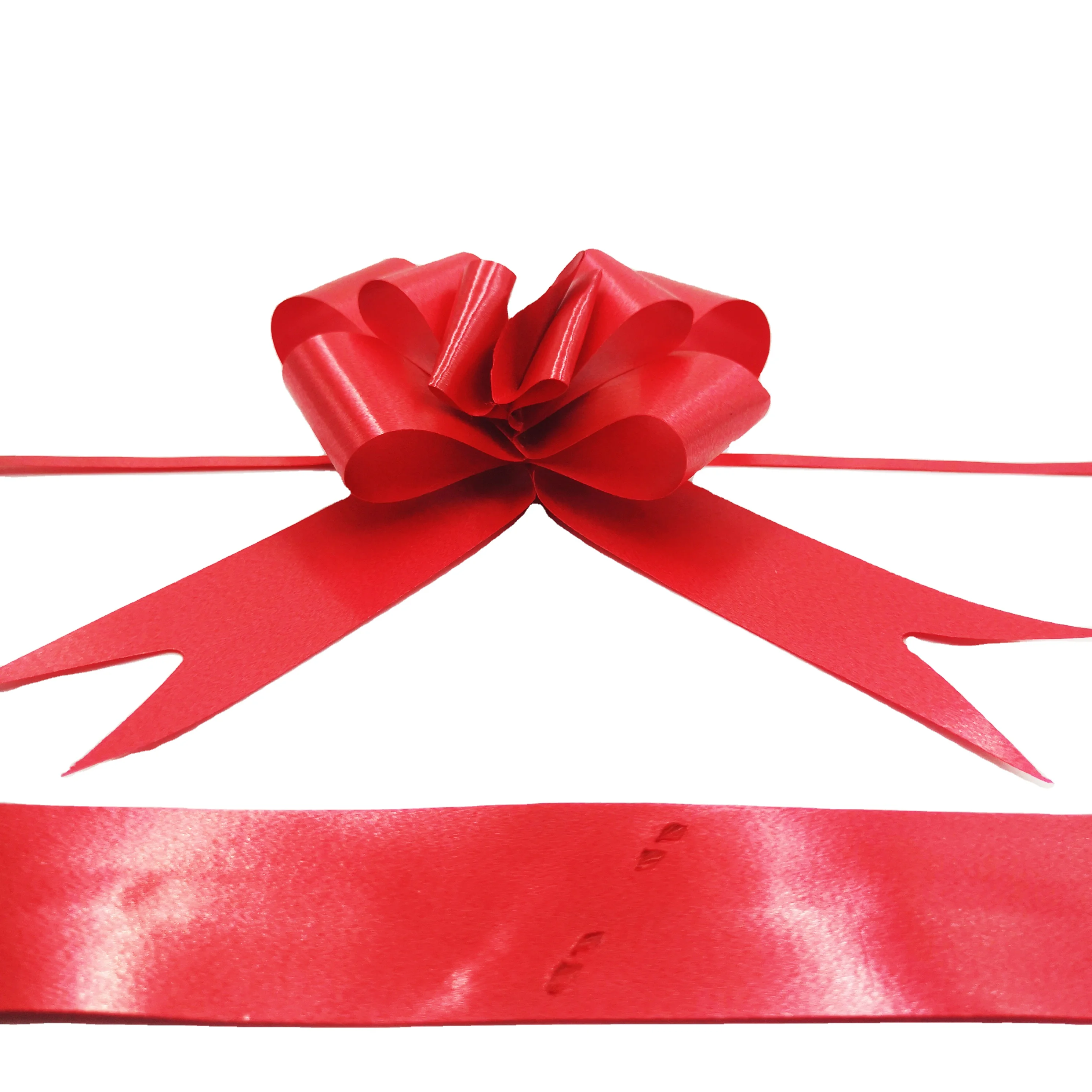 Manufacturer Bow Red PP Polypropylene Christmas Gift Ribbon Butterfly ...