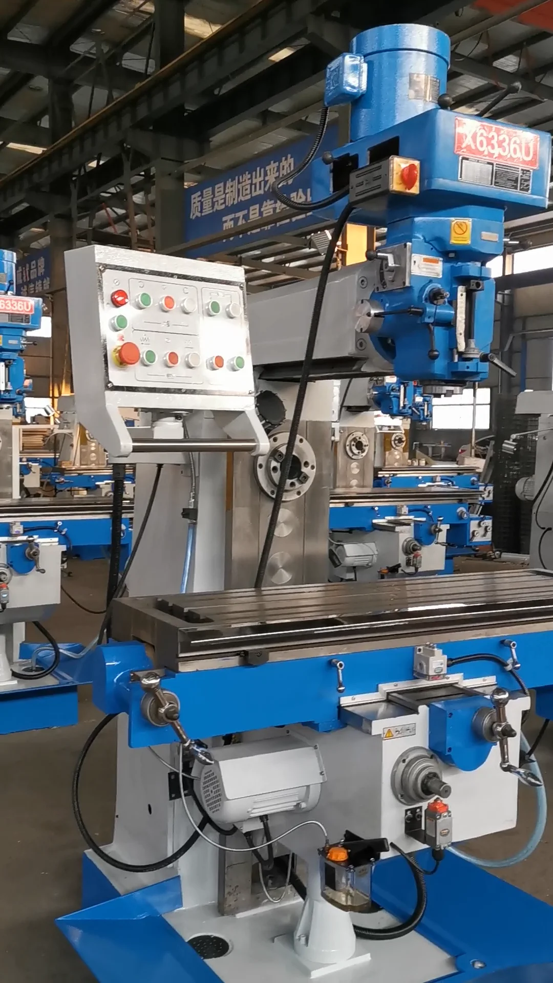 Table Milling Machine X6336u Vertical Universal Milling Drilling ...