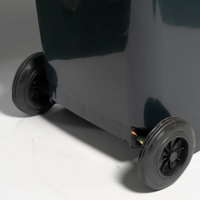 140L Trash Can with Wheels - Sustainable Waste Bin