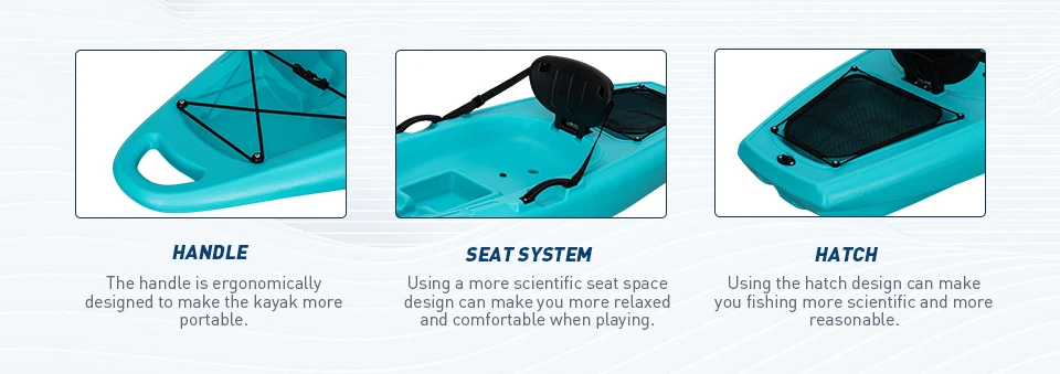 High Quality Sport Mini Canoe Kayak - HDPE Fishing Kayak