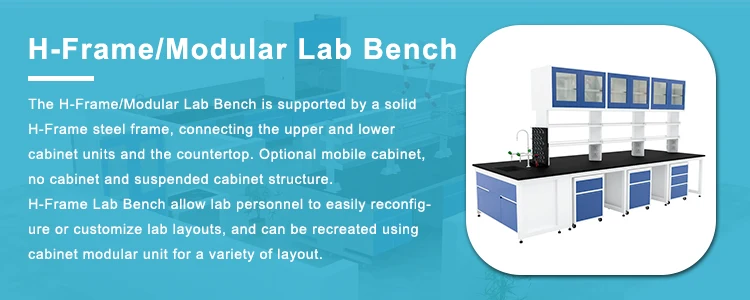 Integrated Lab Bench Mobile Workbench with Drawer and Sink Chemical ...