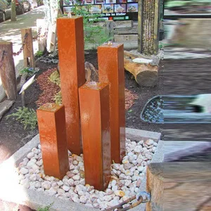 Corten Steel Rain Curtain - Durable & Stylish Water Feature