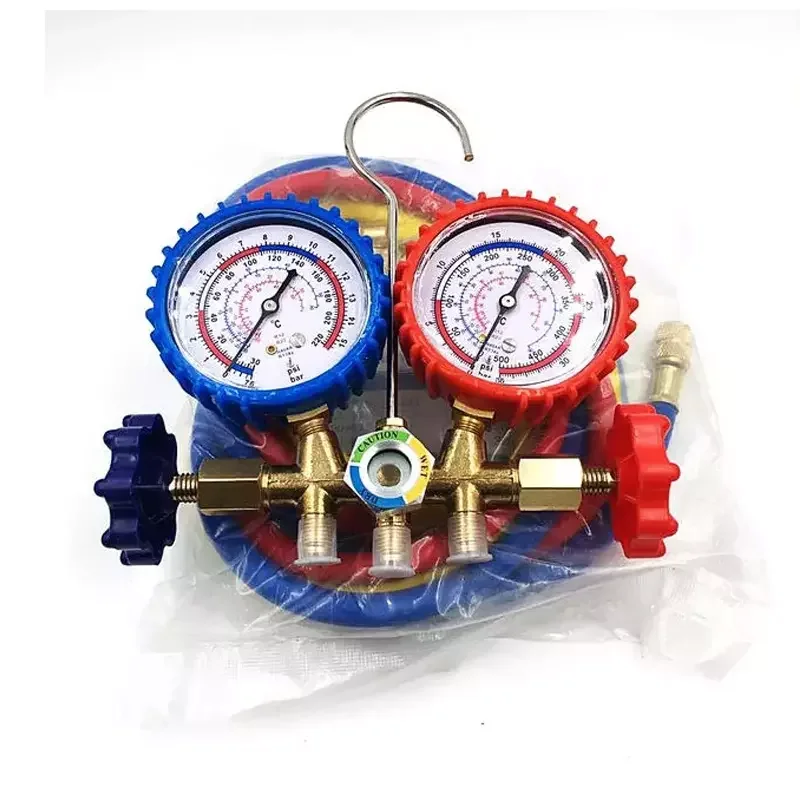 Refrigerant With Manifold Gauge Set R410a Refrigerant Manifold Gauges W ...