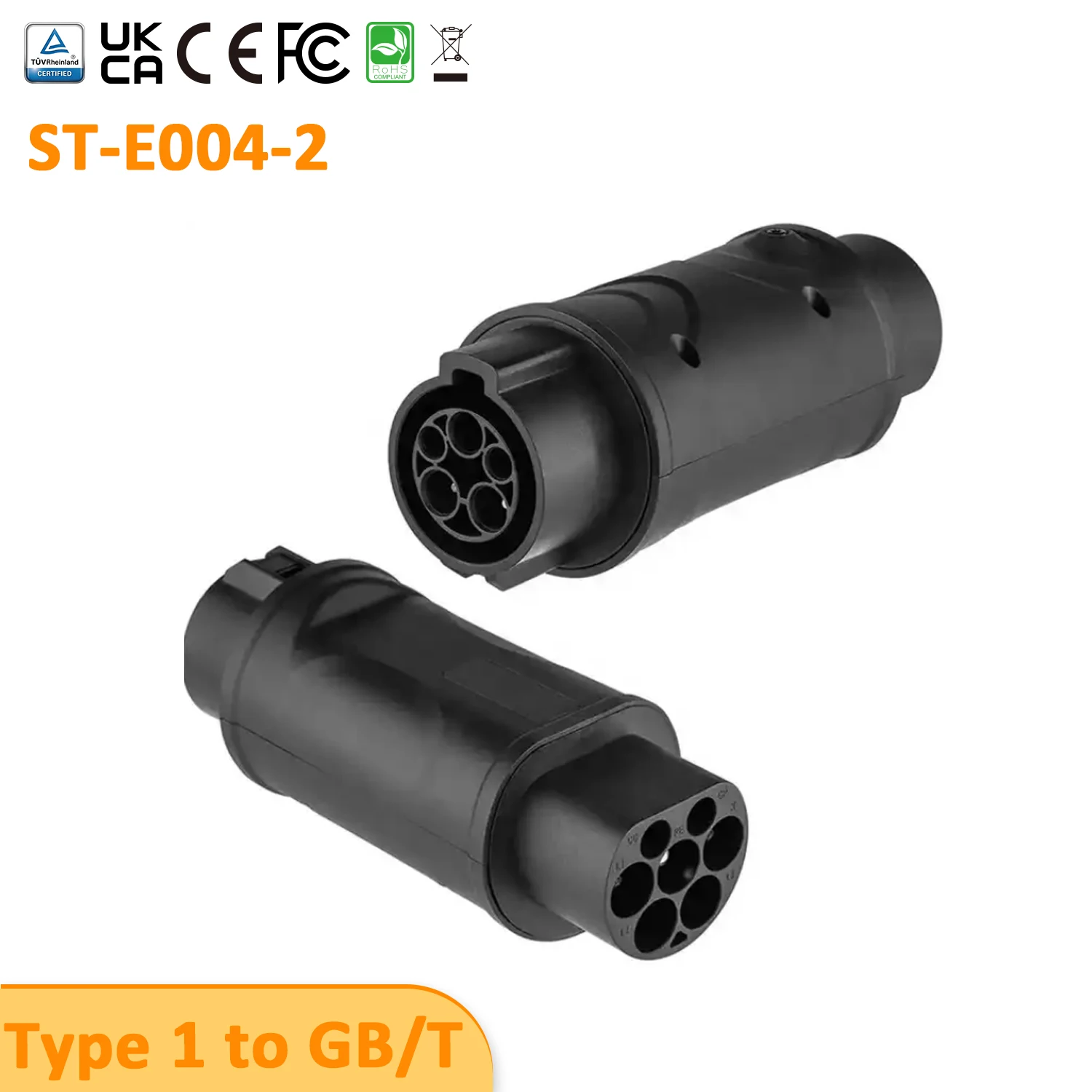 Ac Charge Connector Type 1 To Gbt Charger Ev Charging Cable Adapter For ...