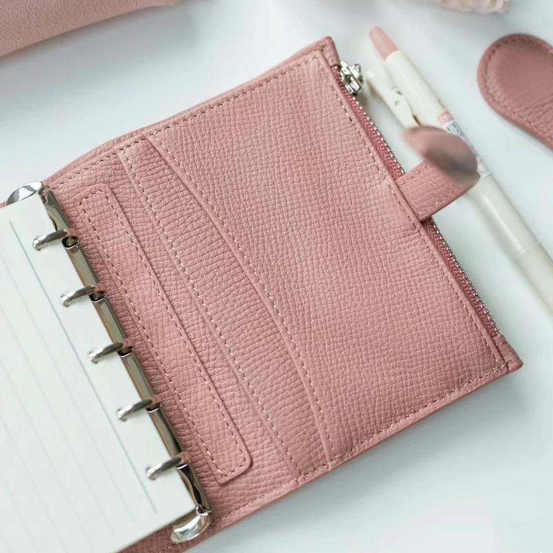 Wholesale Leather Binder A5 - PU Leather 6 Ring Wallet