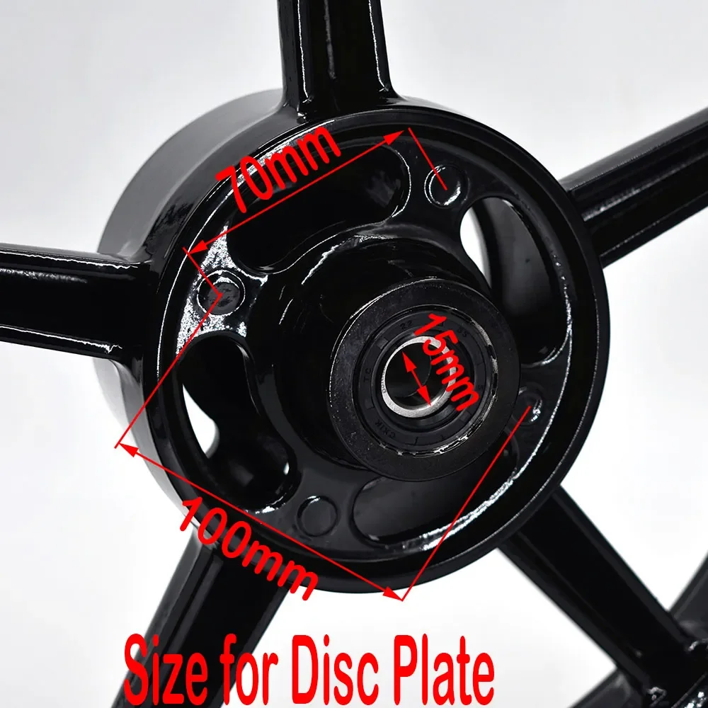 12 Inch Front 2.50-12 And Rear 3.00-12 With Sprocket & Disc Brake Rims ...