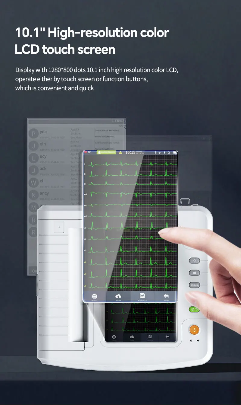 CONTEC ECG1212G - Portable 12 Channel Electrocardiogram
