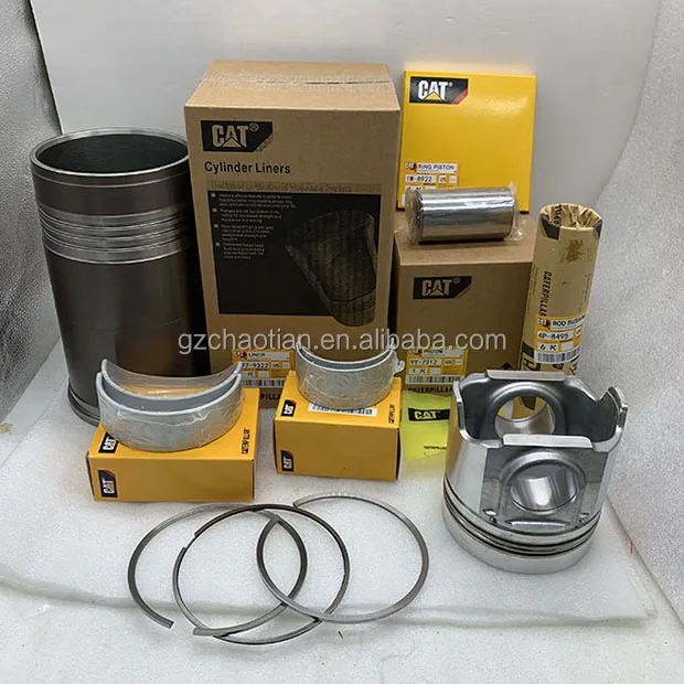 Excavator Spare Parts Cat 3412 Engine Liner Kit 197-9322 Piston Ring ...